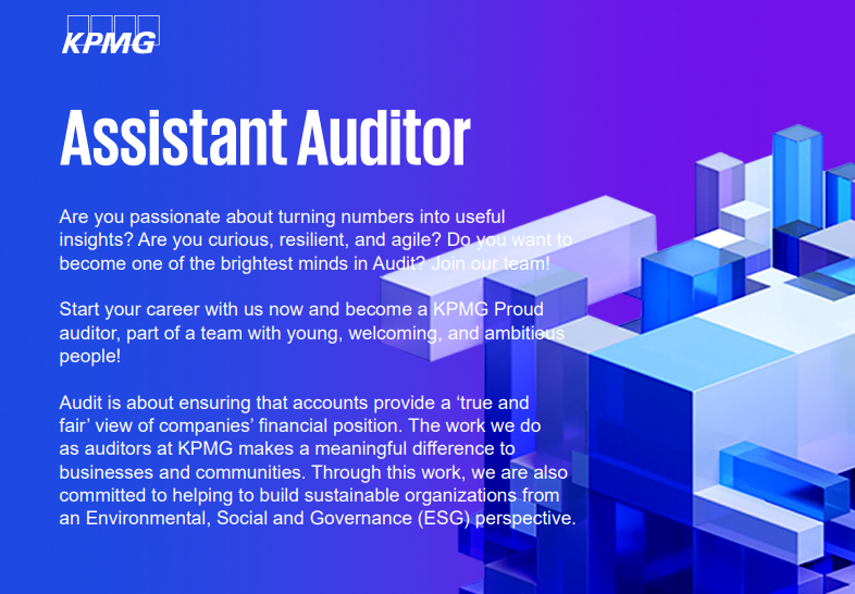 Оглас за вработување во КПМГ